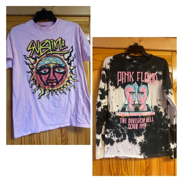 MadeWorn | Tops | Lot Of 2 Band Graphic Tees | Poshmark